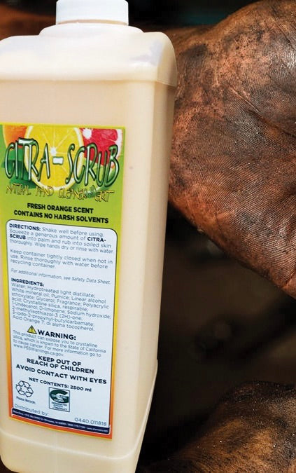 CITRA-SCRUB [Natural Hand Cleaner w/Grit] 4X2500 ML – Share Screen Printing